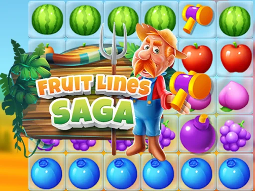 Fruit Lines Saga | Igraj besplatno na TOP Igre